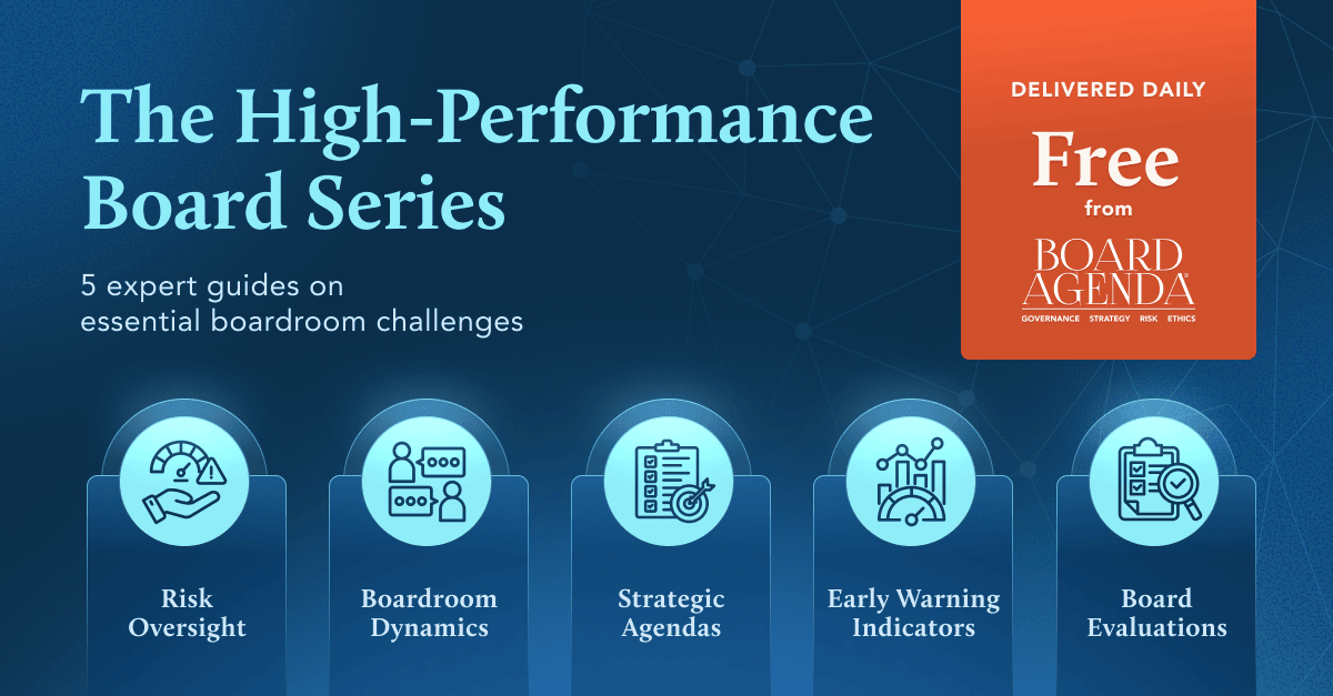 High Performance Board Series - Register Free - Board Agenda